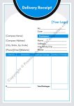 Delivery Receipts Template [Pack of 5] - Premium Printable Templates