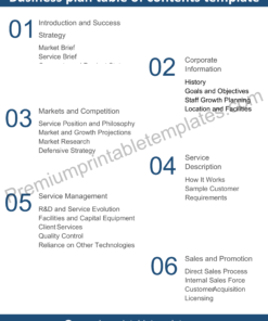 Business Operational Plan Template | Premium Printable Templates