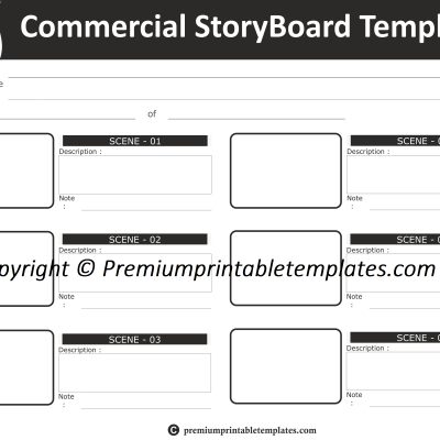 Kids Storyboard | Storyboard Template [Pack of 5] in PDF and Word