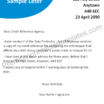 Credit Reference Letter Template | Premium Printable Templates