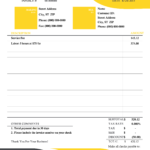 Taxi Receipt Blank Printable Template PDF, Word