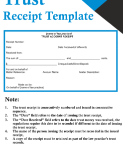Receipt Template | Premium Printable Templates