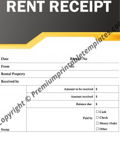 Receipt Template | Premium Printable Templates