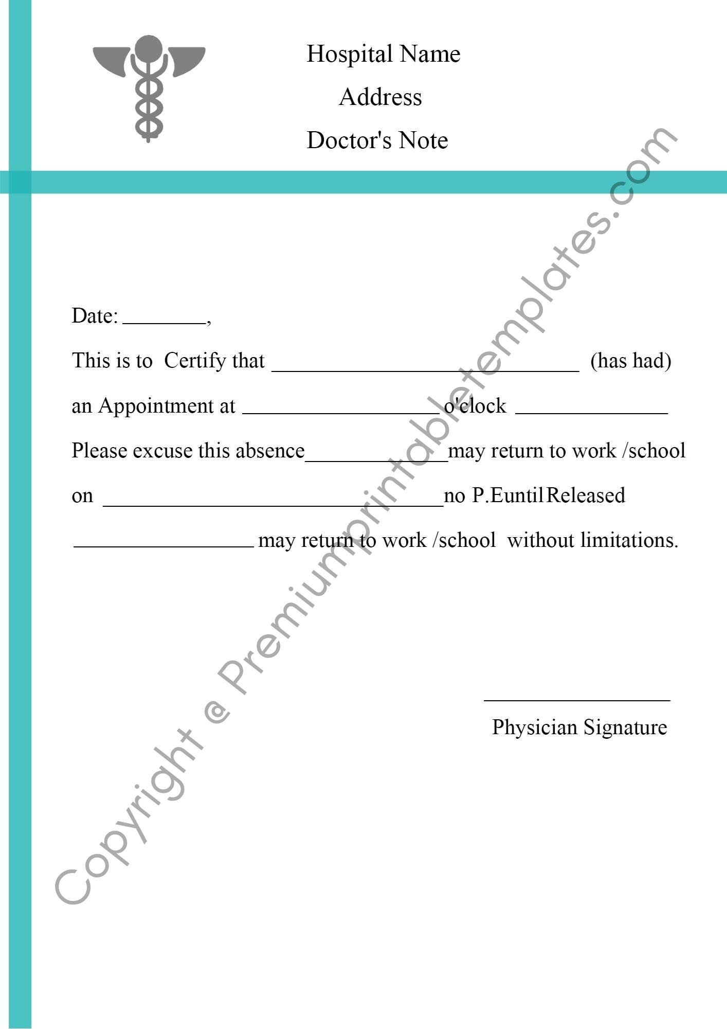 Real Doctors Note For Work Doctors Note Pack Of 5 Real Doctors Note For Work Doctors Note Pack Of 5
