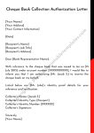 Authorization Letter to Collect Cheque Book Printable Template-[Pack of 5]