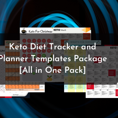 Fall KETO tracker Printable Template, 100 days of KETO Planner