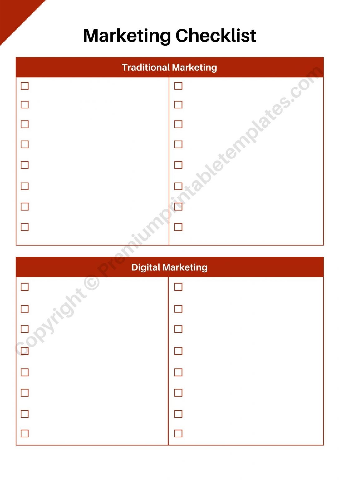 Business Planner Template Simple in PDF and Word