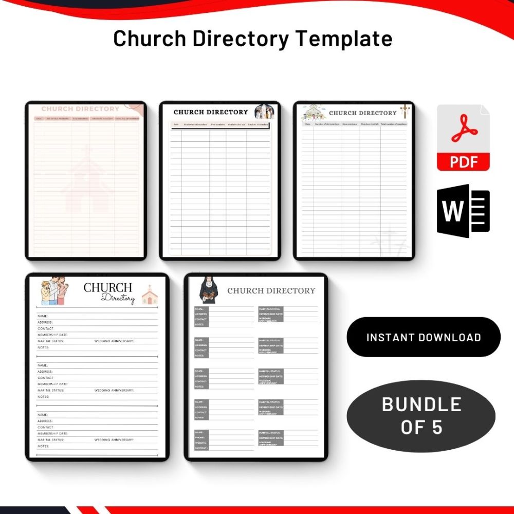 Directory Template Archives - Premium Printable Templates